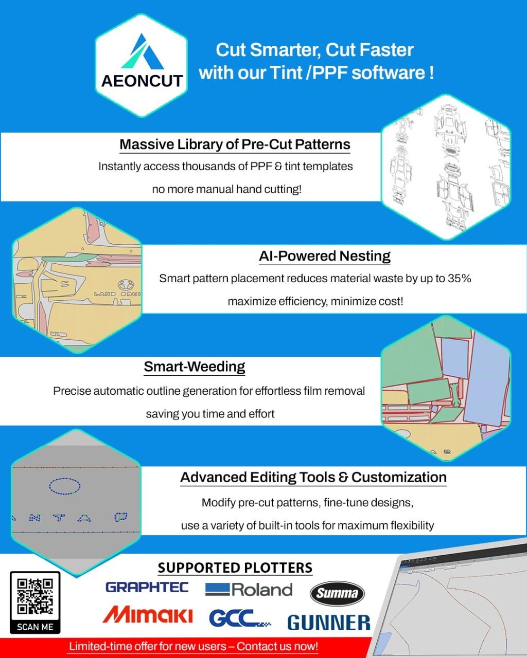 Home - AEONCUT PPF Pre-cut Cutting software